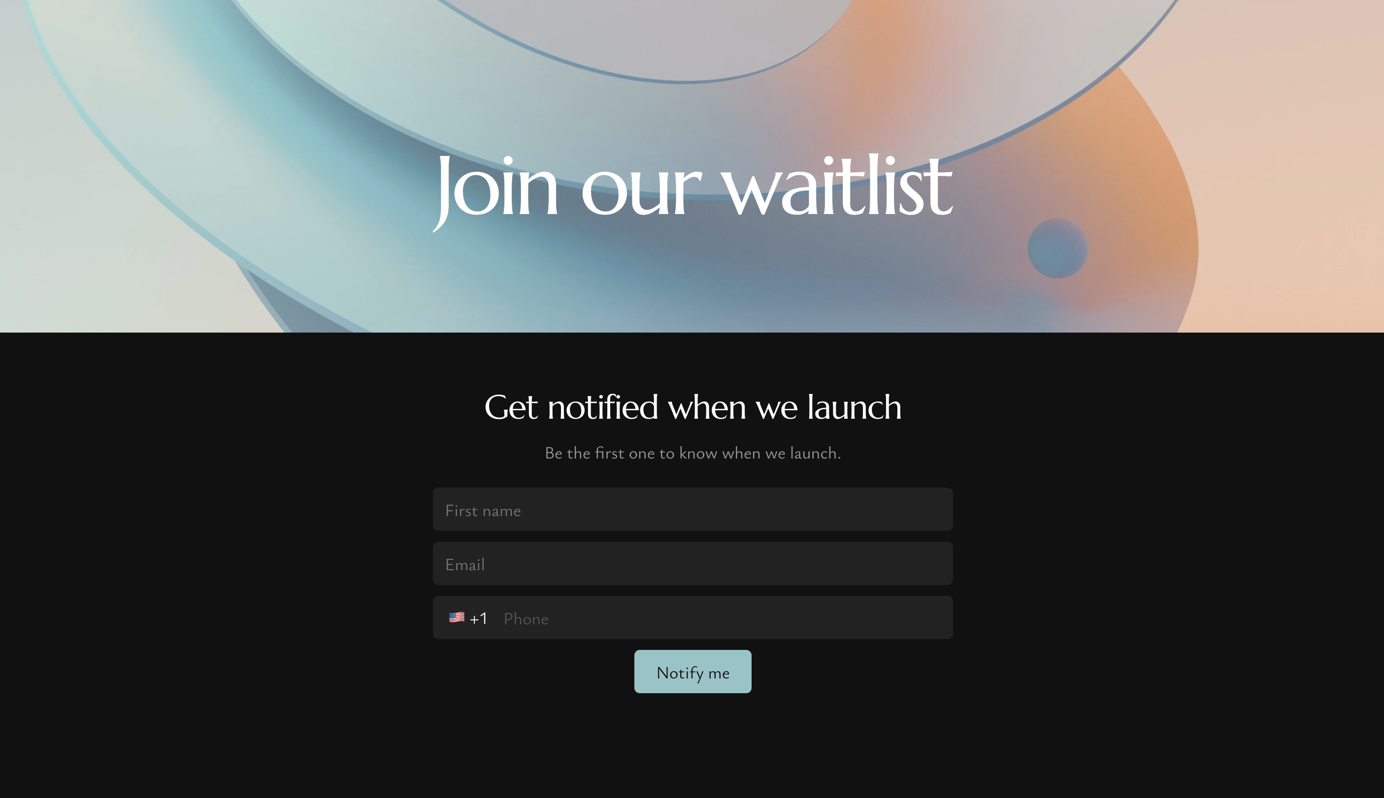 Join our waitlist