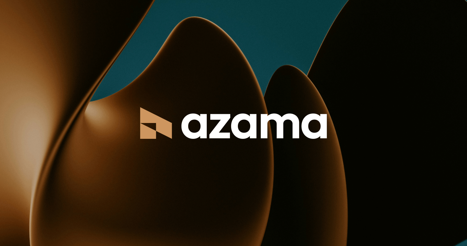 Azama Logo + Domain for Sale